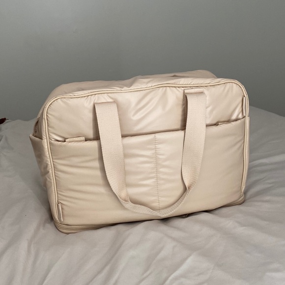 BEIS | Bags | Beis Expandable Duffle In Beige | Poshmark